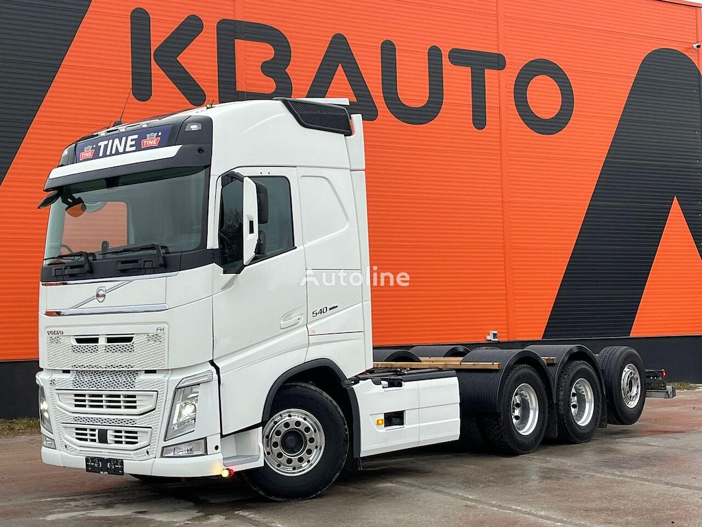 Volvo FH 540 8x4*4 HYDRAULICS / 9 TON FRONT AXLE / RETARDER / CHASSIS kamion šasija