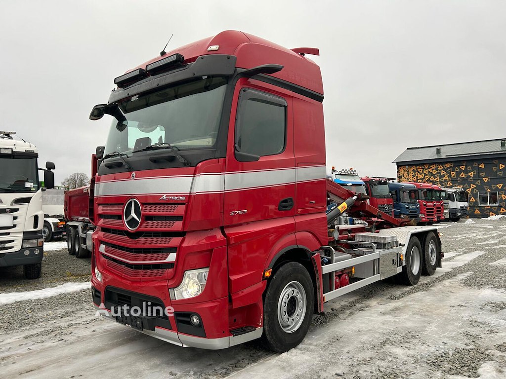 Mercedes-Benz Actros 2753 6x2 HYVA 20 ton / TULOSSA kamion rol kiper