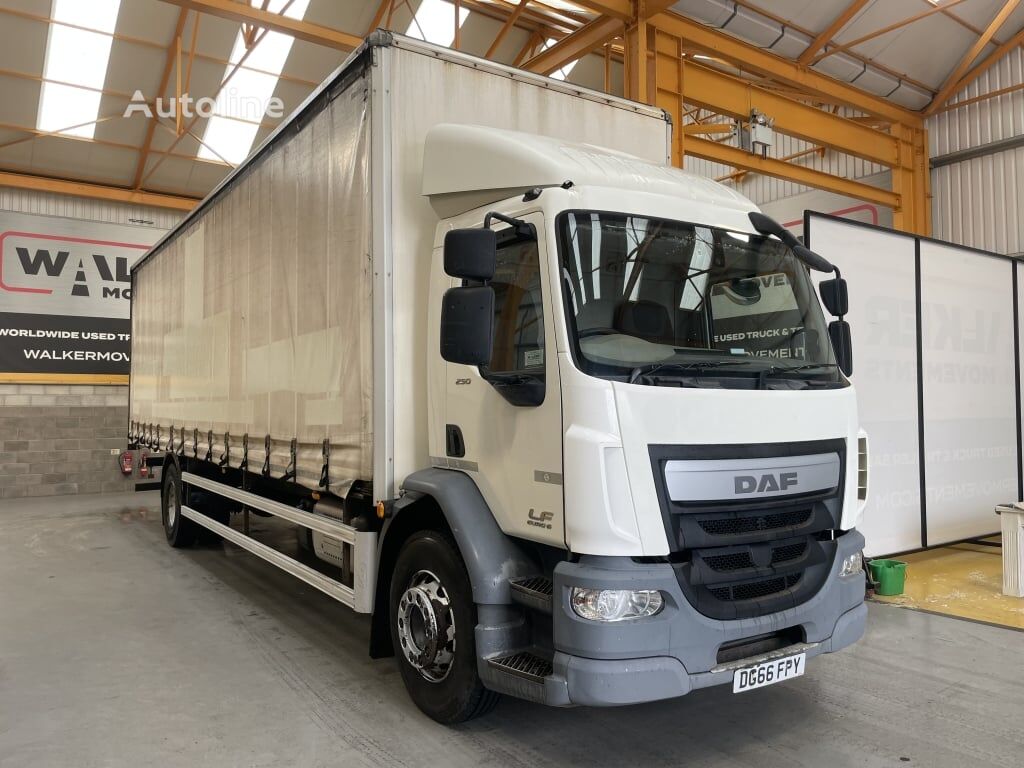 DAF LF 250 18 TONNE *EURO 6* CURTAINSIDER – 2016 – DG66 FPY kamion sa klizna zavesa cerada