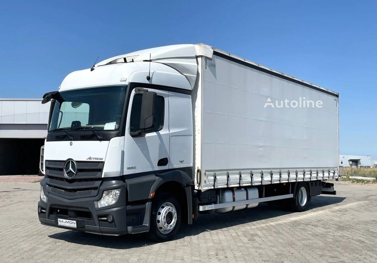 Mercedes-Benz ACTROS 1830 / PRZESTRZENNY 60M3 / 21 PALET / 8,5 M / SALON PL kamion sa klizna zavesa cerada