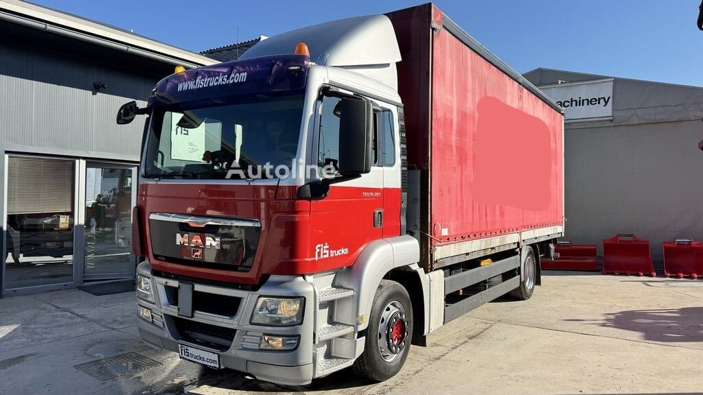 MAN TGS 18.360 4x2 stake body - ramp - ac kamion sa klizna zavesa cerada