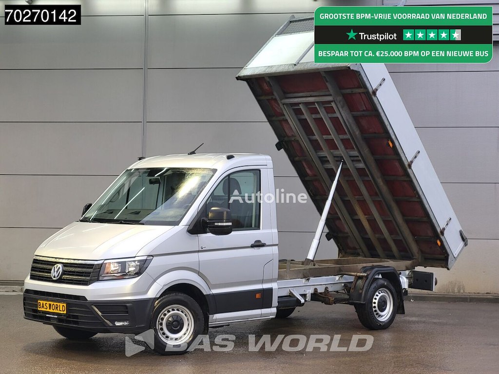 Volkswagen Crafter 140pk Kipper Airco Trekhaak Nwe model Tipper Benne Kiepe kamion kiper < 3.5t