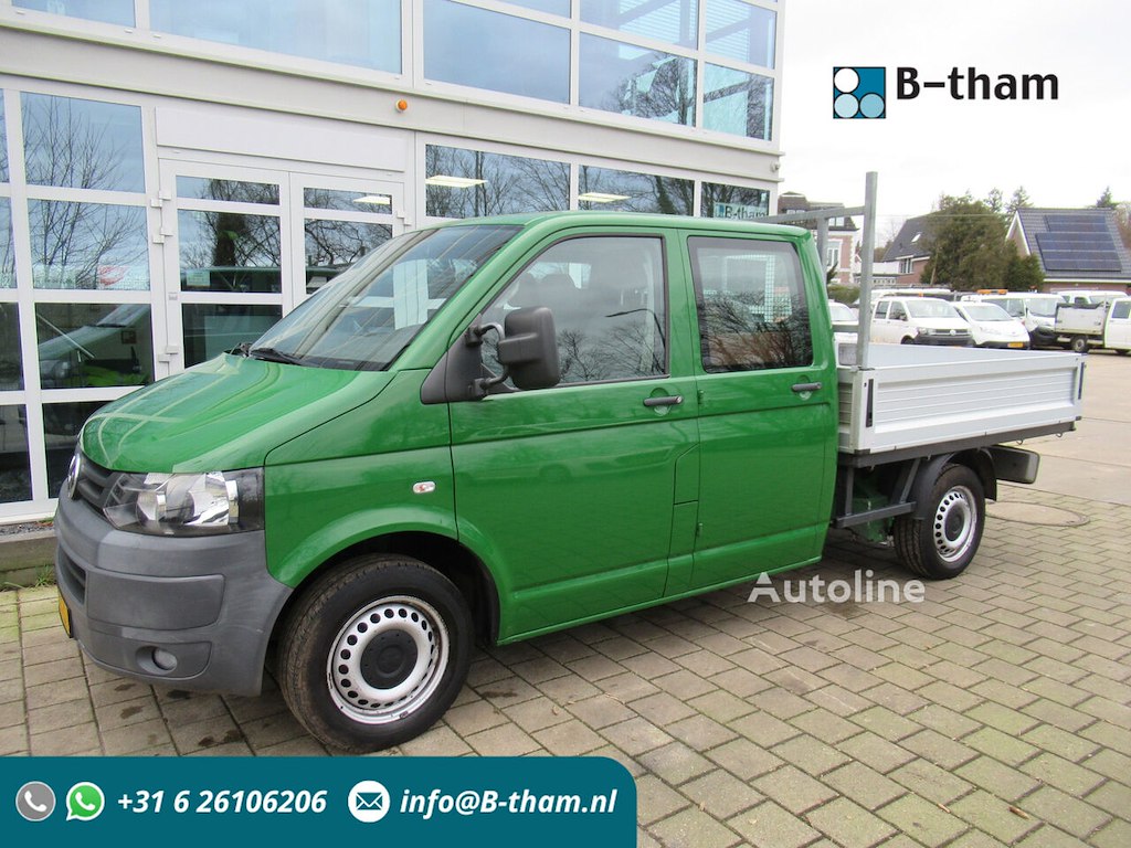 Volkswagen Transporter T5 2.0 TDI 62KW L2H1 Airco DOKA Dubbelcabine Open La kamion s ravnom platformom < 3.5t