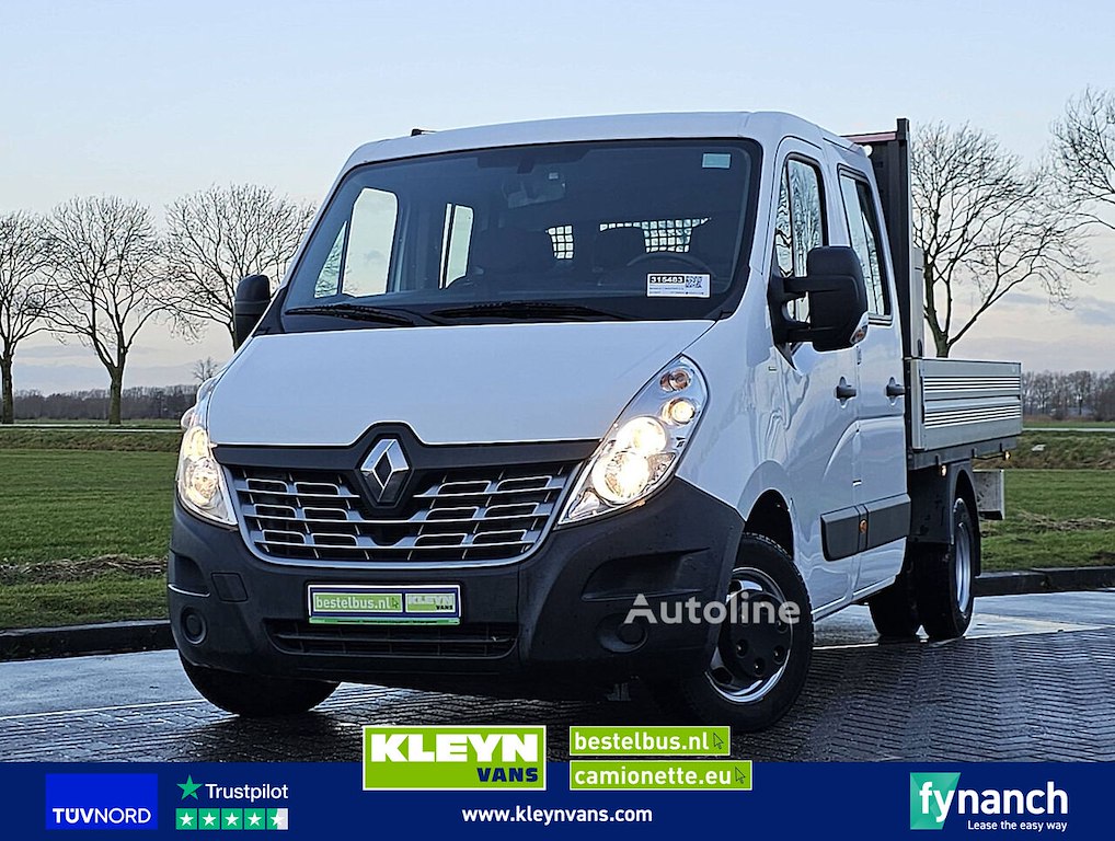 Renault MASTER 2.3 DCI 130 DL DC kamion s ravnom platformom < 3.5t