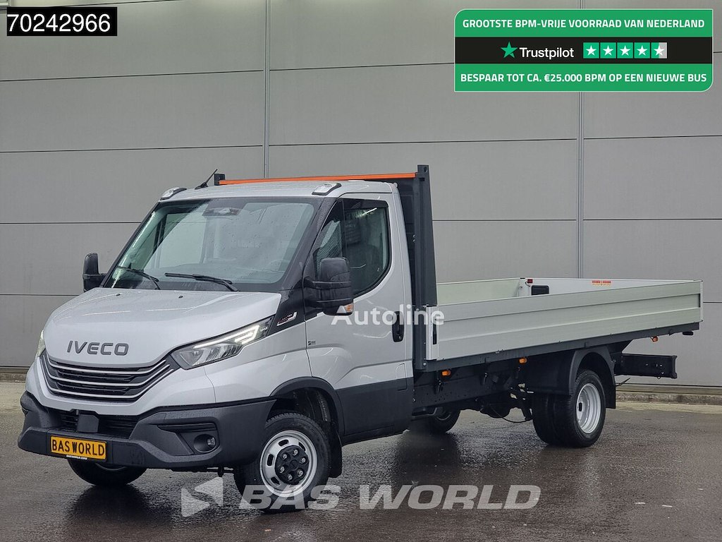 Novi IVECO Daily 35C18 3.0 180PK Nwe model 2025 Open laadbak Navi ACC LED 3 kamion s ravnom platformom < 3.5t