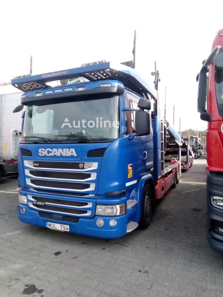 Scania + Kassbohrer 2016 autotransporter + prikolica autotransportera