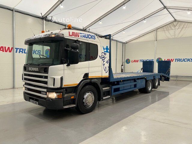 Scania 114 340 6x2 Sleeper Cab Beavertail autotransporter