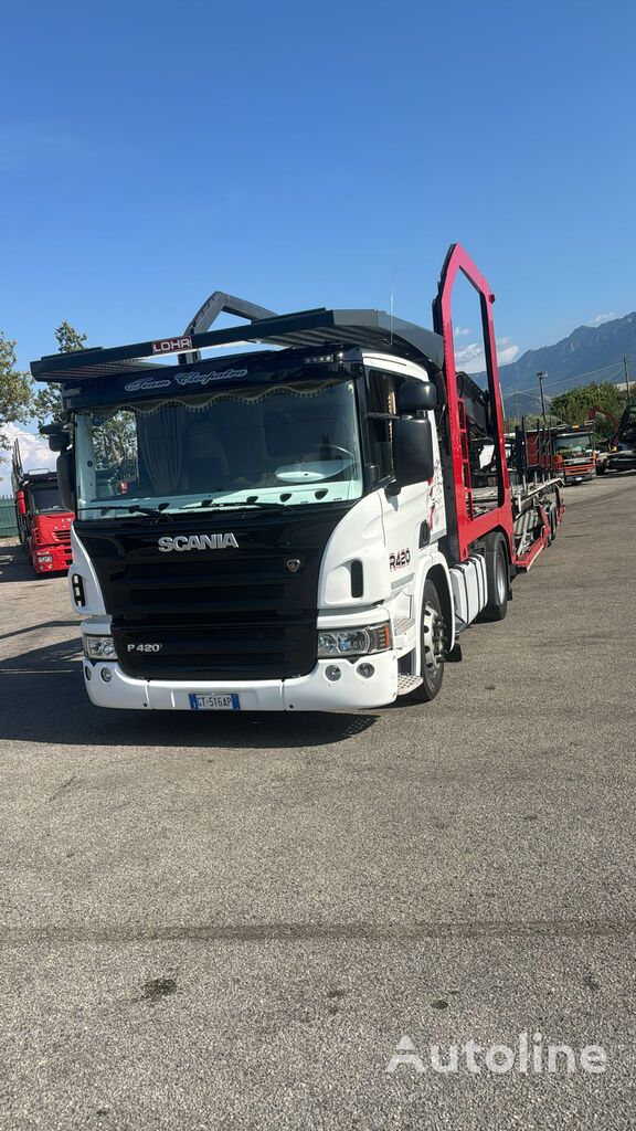 Scania P420 autotransporter + prikolica autotransportera