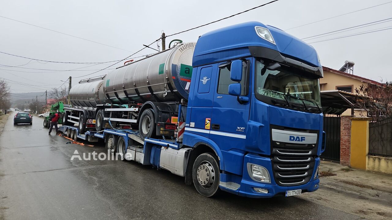 DAF XF460 autotransporter + prikolica autotransportera