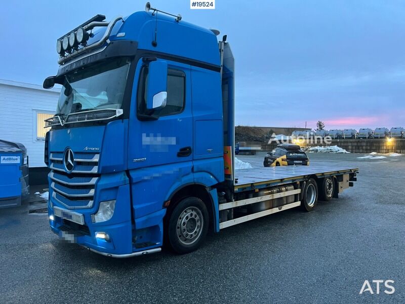 Mercedes-Benz 2551 Actros 6x2 Barracks truck kamion platforma