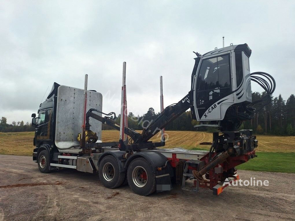 Scania R730 *crane FTG V13 *HUB REDUCTION kamion za prevoz drva