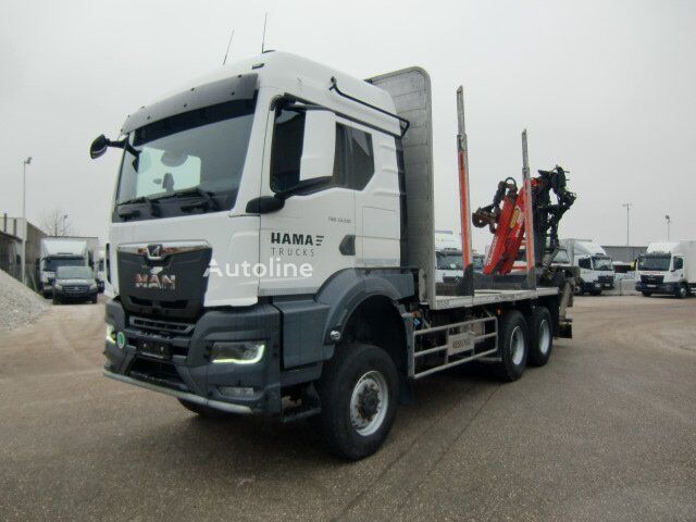 MAN TGS 33.510 6x6 Holztransporter Euro 6 Palfinger kamion za prevoz drva