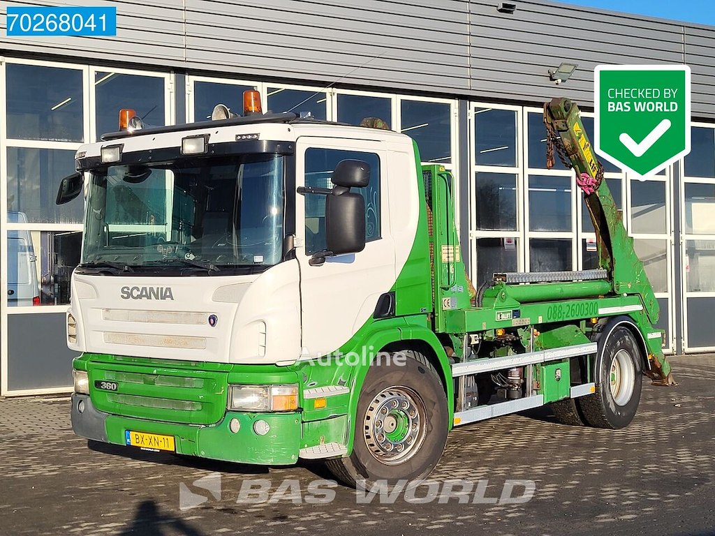 Scania P360 4X2 NL-Truck HYVA 14T Euro 5 kamion autopodizač kontejnera