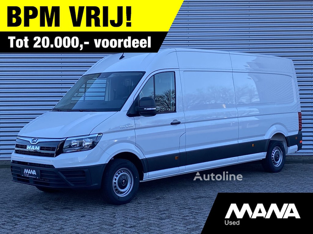 MAN TGE 3.160 160PK L4H3 RWD 3500kg Trekgewicht Cruise Navi airco Bl minibus furgon