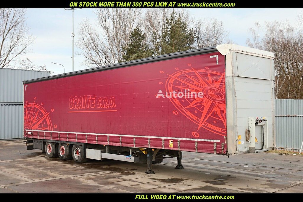 Schmitz Cargobull SCB S3T, LOW DECK, LIFT AXLE, ROOF LIFT poluprikolica sa kliznom ceradom