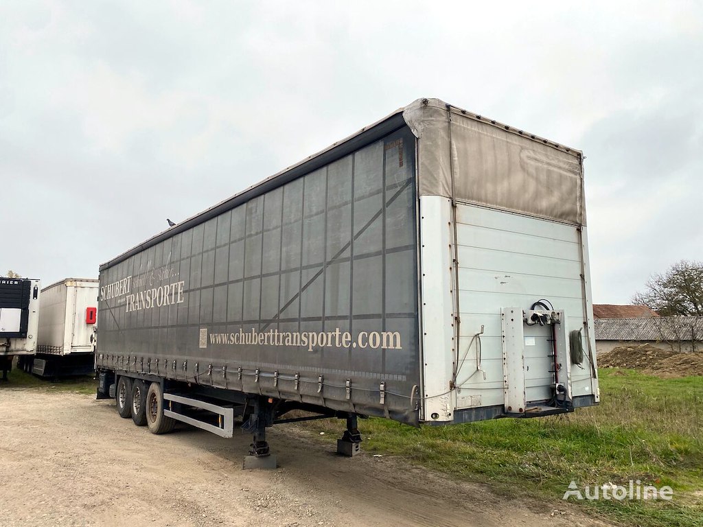 Schmitz Cargobull SCS 24, SAF Achsen poluprikolica sa kliznom ceradom