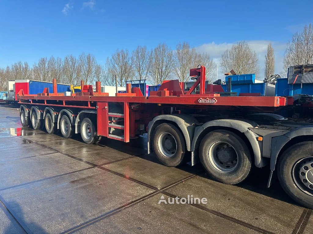 Nooteboom 5 AXLE 75 TON REMOTE CONTROLE poluprikolica sa niskom platformom