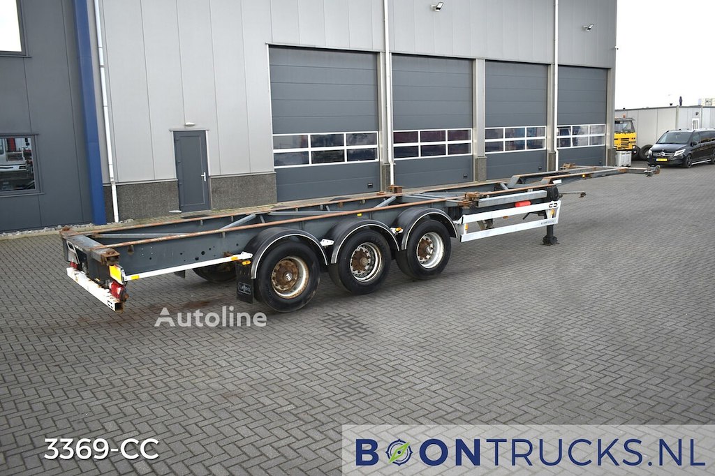 Van Hool 3B2015 FIXED CHASSIS | 2x20-40ft HC * 4600 Kg * NL TRAILER * APK poluprikolica za prevoz kontejnera