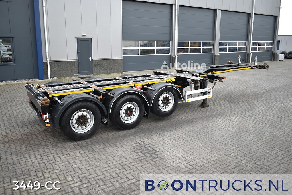 Pacton ET3 | 2x20-30-40-45ft HC * SAF/DISC * 3x EXTENDABLE * NL TRAILER poluprikolica za prevoz kontejnera