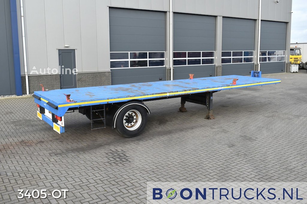 Schmitz Cargobull SKO 10 PLATTE BAK | TWISTLOCKS 20ft * L 900 cm * KENTEKEN LANGZA poluprikolica platforma