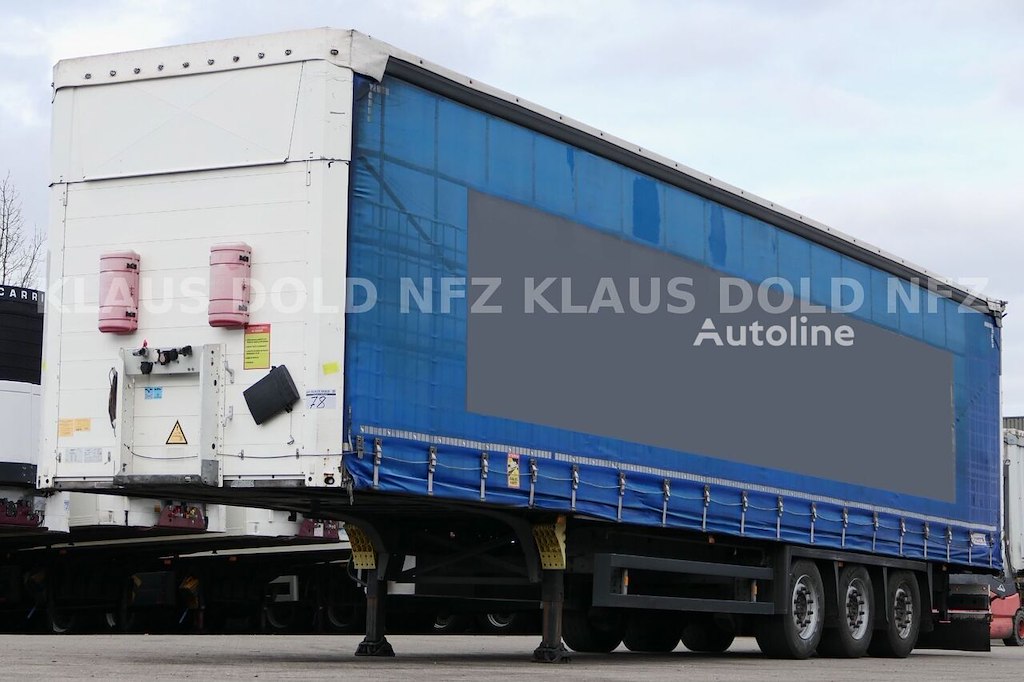 Schmitz Cargobull SCB S3T Hubdach Edscha XL Code Liftachse poluprikolica s ceradom