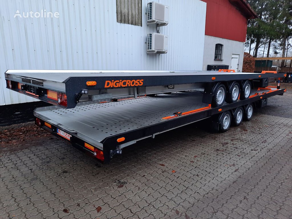 Nova Digicross 2-loader 2550kg 2,3m width - New prikolica autotransportera