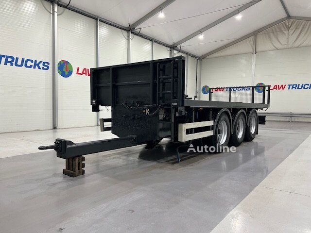 Montracon Tri Axle Flatbed Drawbar Trailer prikolica platforma