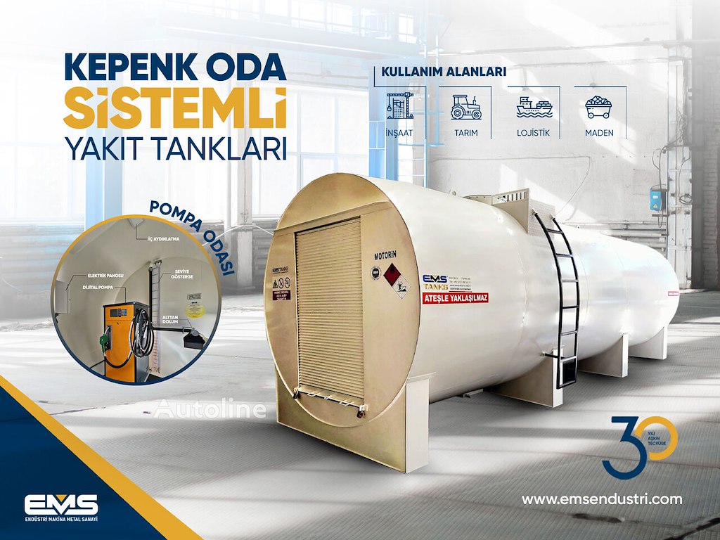 Novi EMS Tanks 40.000LT - YAKIT TANKI ***DAYANIKLILIK İÇİN ÇELİK YAPI rezervoar za skladistenje goriva