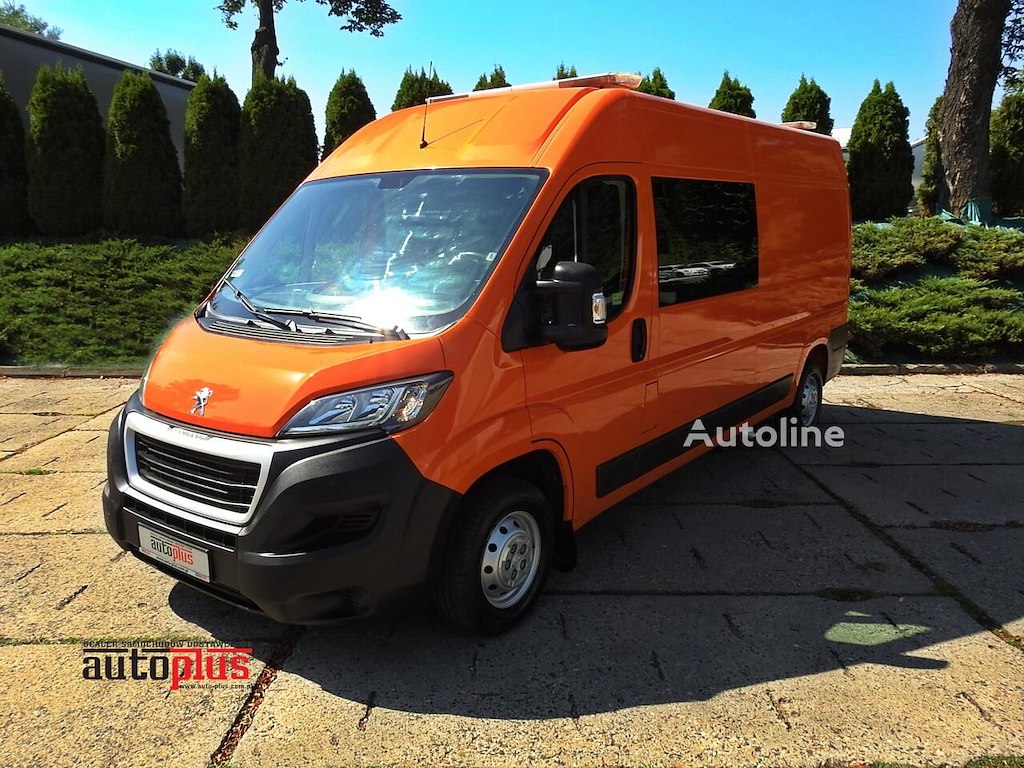 Peugeot BOXER FURGON BRYGADÓWKA 7 MIEJSC KLIMATYZACJA 120KM [ M94132 ] kombi minibus