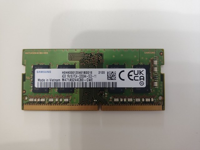 Laptop memorija 4GB DDR4 Samsung