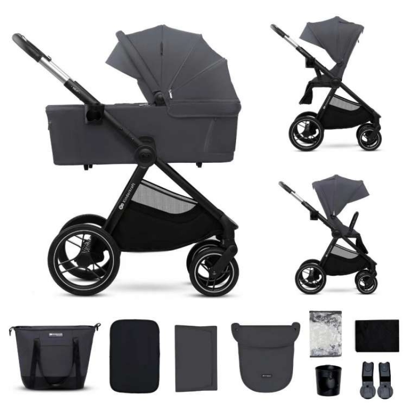 Kinderkraft Nea 2 kolica 2u1 Deep Grey