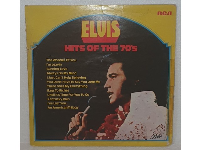 LP ELVIS - Hits Of The 70`s (1976) 3. press, VG/VG+ sl