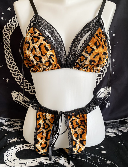 Animal print plišani set