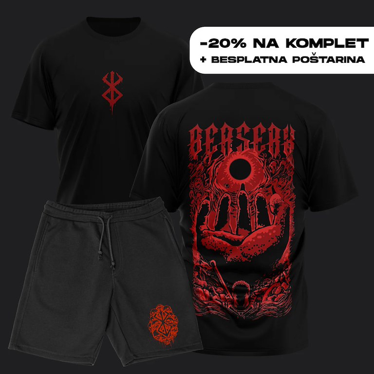 Berserk P32 Komplet Majica + Šorc