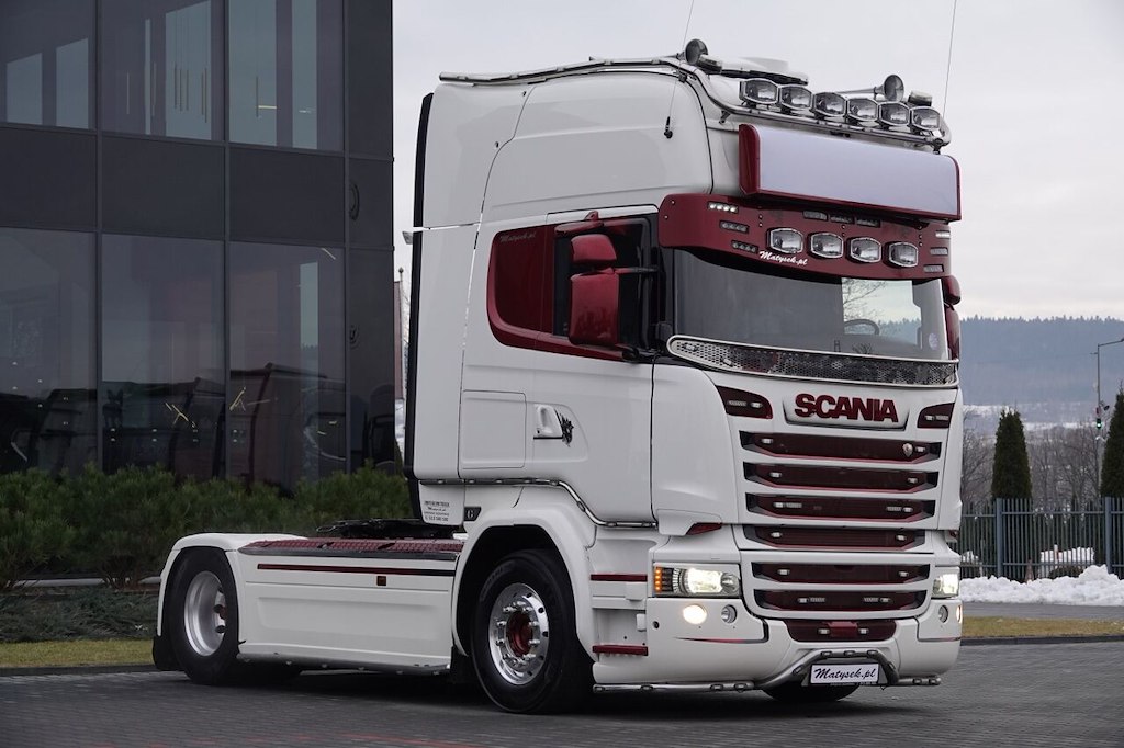 Scania R 450 / TOPLINE / RETARDER / FULL AIRMATIC / I-PARK COOL/ SKÓRY tegljač