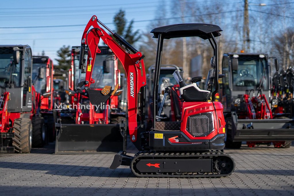 Novi Kingway Minibagger YAMA S15 Kubota 1.500kg KINGWAY 3 JAHRE GARANTIE mini bager