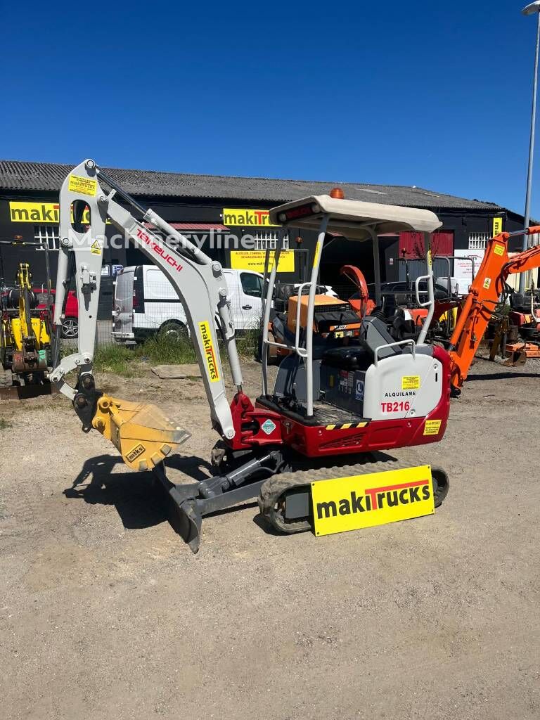 Takeuchi TB216 mini bager