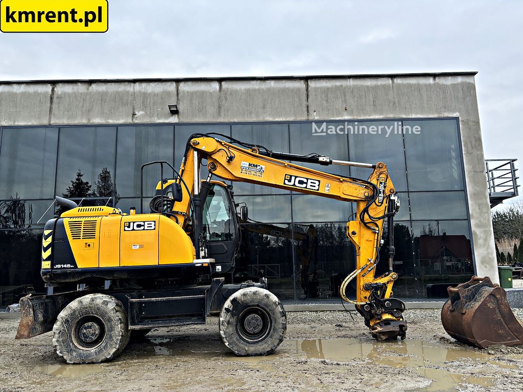 JCB JS 145 WTT4 | JS 130 160 313 CAT LIEBHERR KOMATSU PW 148 GŁOWICA bager točkaš