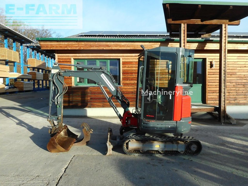 Takeuchi tb23 ( 2.670kg ) hydr. sw + 2 löffel bager točkaš