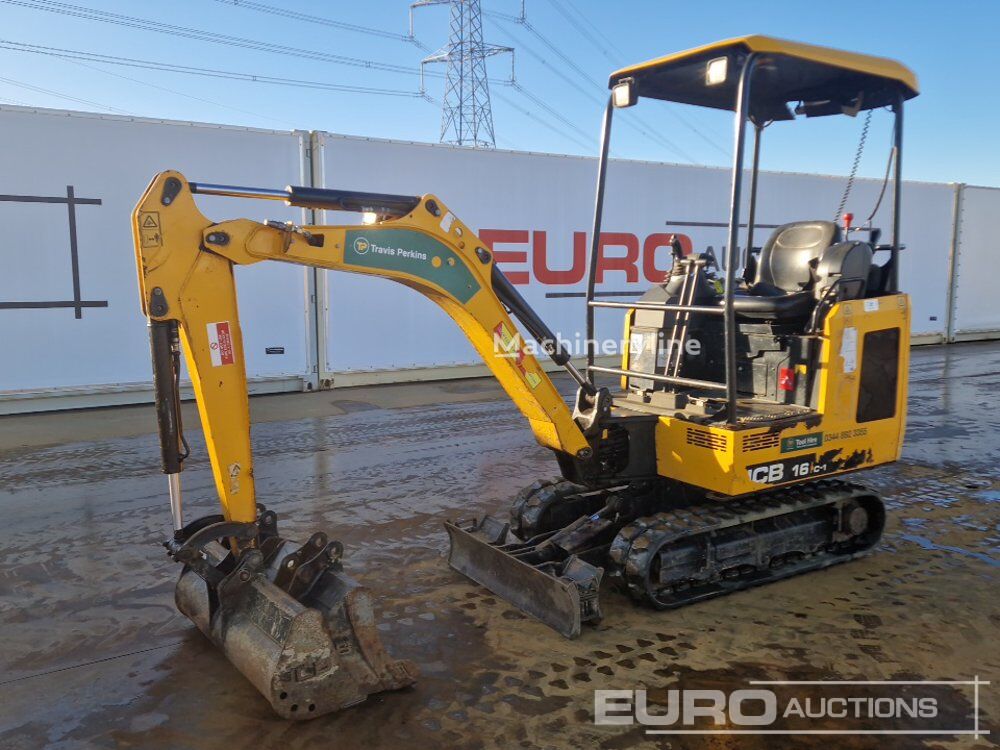 Prodaje se JCB 16C-1 mini bager na aukciji