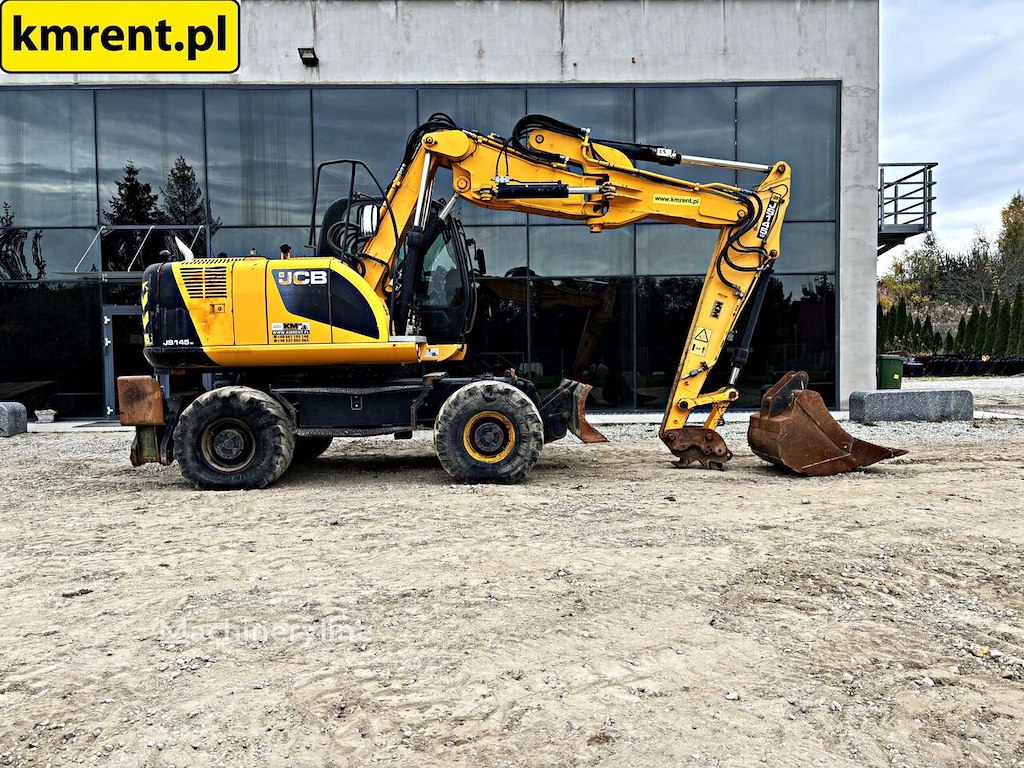 JCB JS145W KOPARKA KOŁOWA 2012r. | JS 130 160 313 CAT LIEBHERR KOMAT bager točkaš