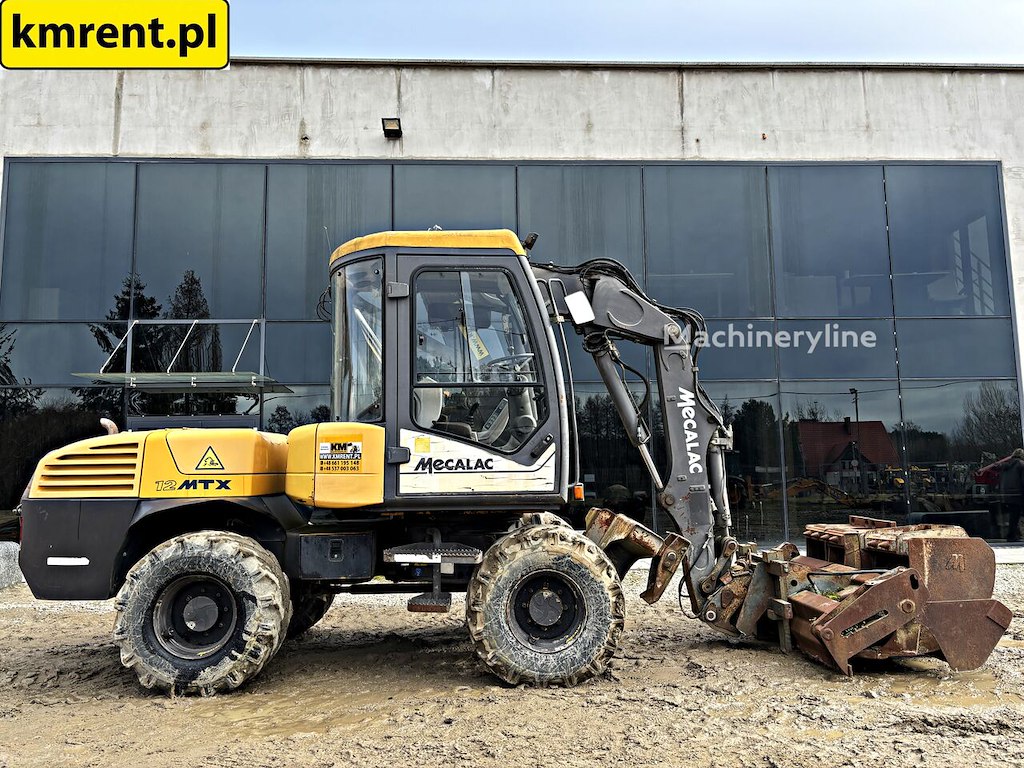 Mecalac 12 MTX KOPARKO-ŁADOWARKA 2010R. | MECALAC MSX MXT 714 bager-utovarivač