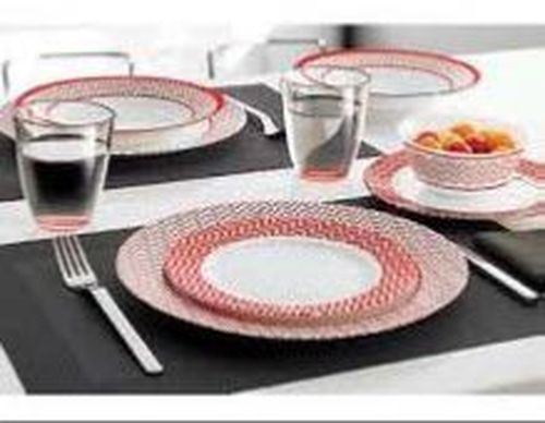 TEMPERED BATTUTO 19PC TABLEWARE J7844