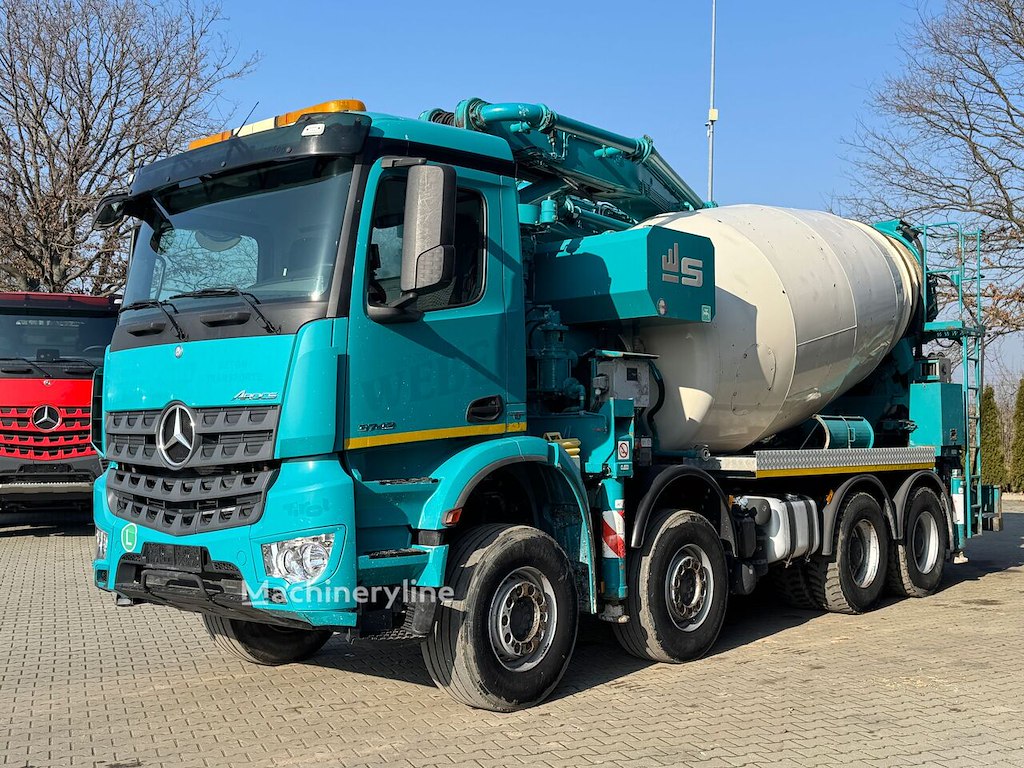 Mercedes-Benz AROCS 3742 8X4 EURO6 POMPOGRUSZKA SERMAC 4Z28 pumpa za beton