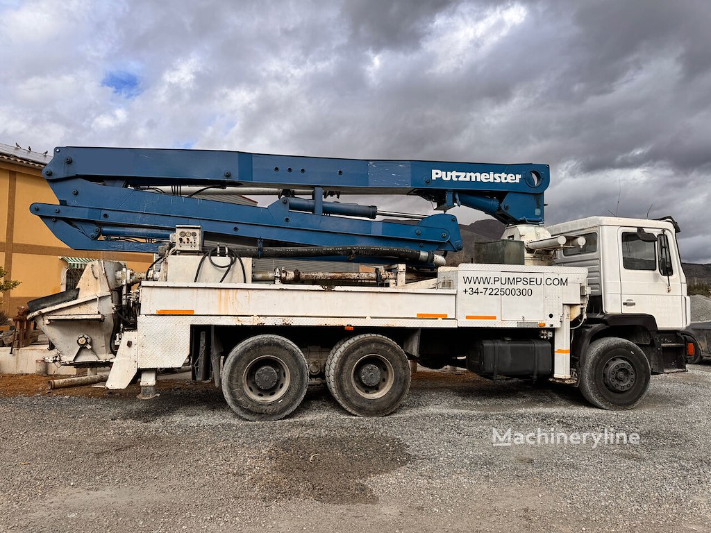 Putzmeister 29/4Z- BRF 12 H na šasiji MAN Putzmeister 29/4 BRF 12H pumpa za beton