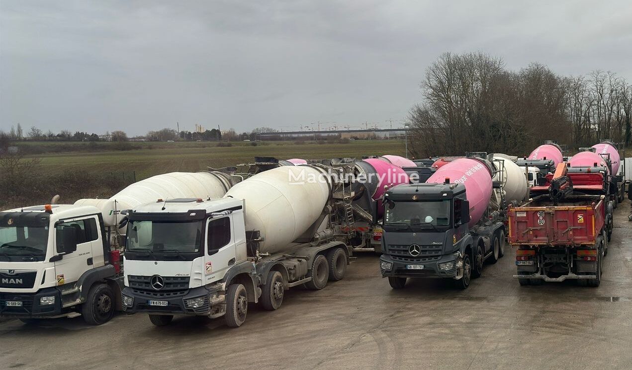 Mercedes-Benz 3 Stück Arocs Betonmischer 8x4 10 m3 3 pieces Arocs concrete kamion s mešalicom za beton