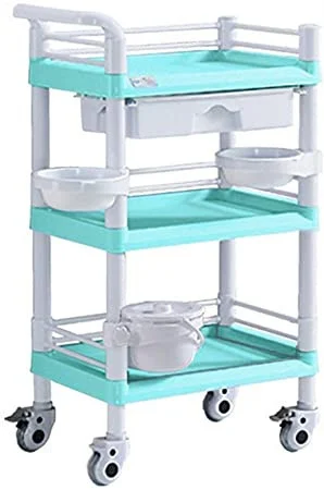 Medicinska kolica P44 Medical Cart 3 Tier Medical Equipment Trolley On Wheels