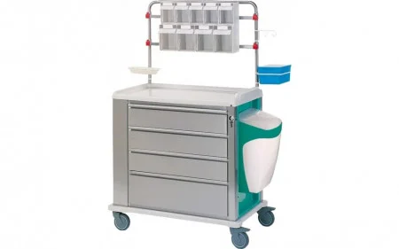 Kolica za Anesteziju Hospital Medication Trolley Cart | Persomed PCM4