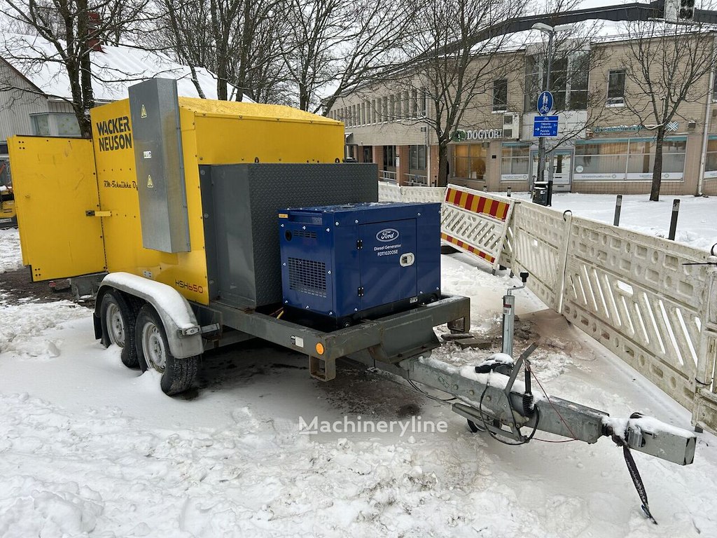 Wacker Neuson Heater HSH 650 sulatusvaunu generaattorilla grejač asfalta