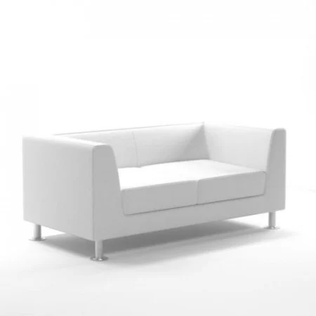 Waiting room sofa / 2-person / design PRADO